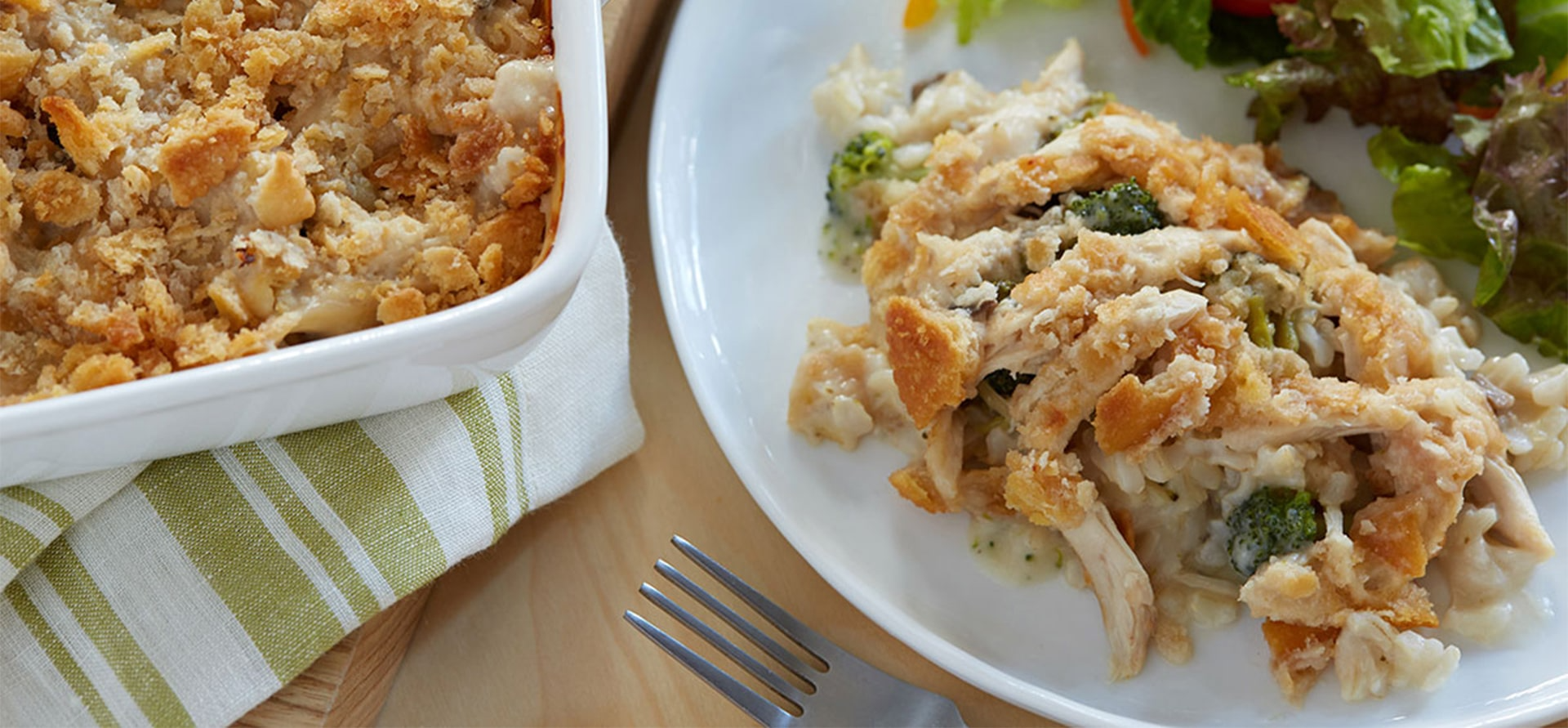 Creamy Chicken & Brown Rice Casserole Yogurt Recipe | Dannon Yogurt